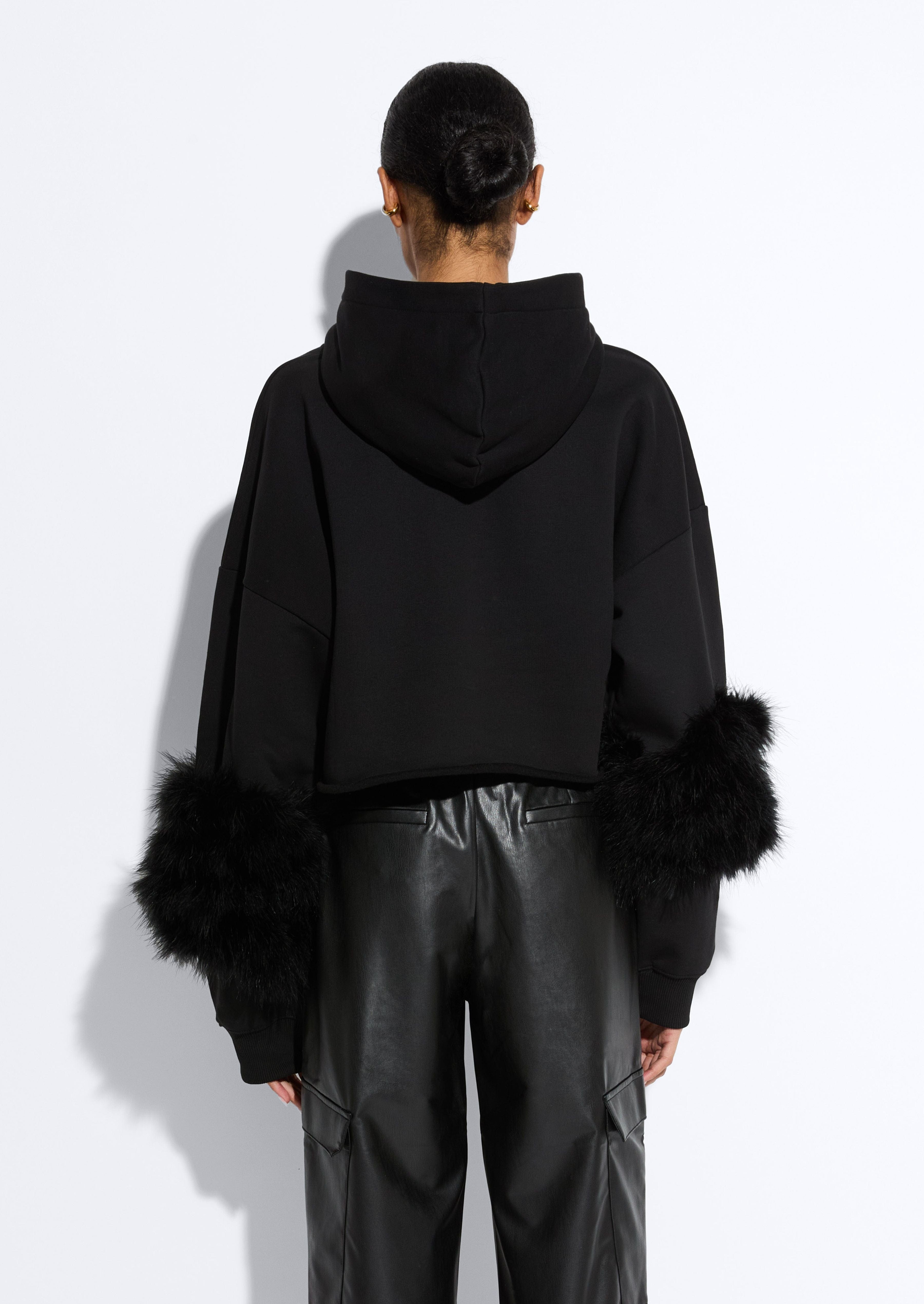 Feather Tops | Tops with Feather Sleeves | LAPOINTE Feather Tops | Tops with Feather Sleeves | LAPOINTE