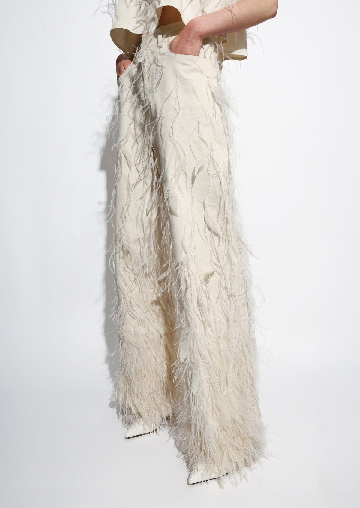 Luxury Feather Jackets, Feather Pants & Cuffs | LAPOINTE