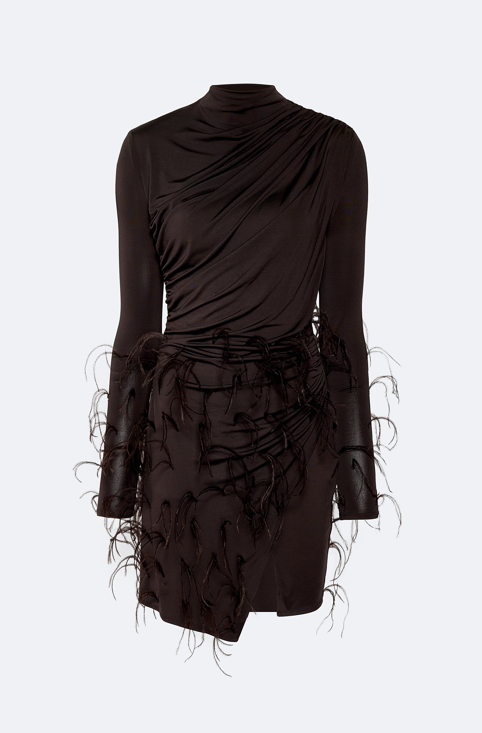 Dresses | Luxury Satin Maxi & Feather Dresses | LAPOINTE