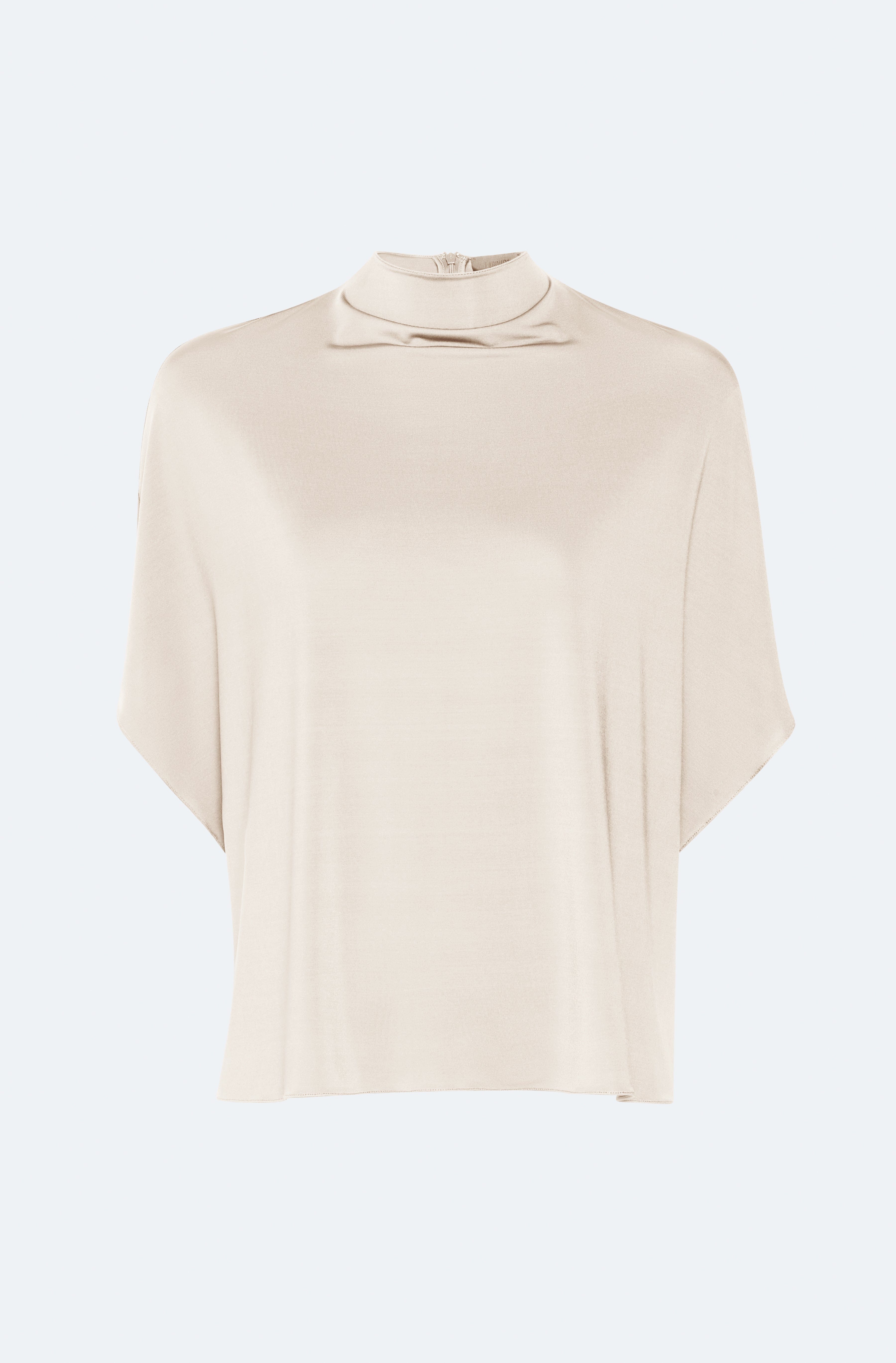 Jersey Cape Tee in Black Black | LAPOINTE Jersey Cape Tee in Black Black | LAPOINTE